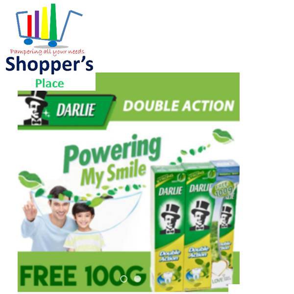Darlie Double Action Toothpaste 2 x 225g + 100g/225g | Shopee Singapore