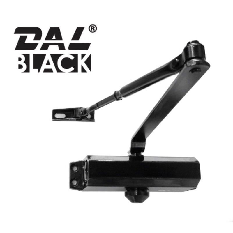 【Door Closer】Black Colour Coated Door Closer / Self Close - Hold or Non ...