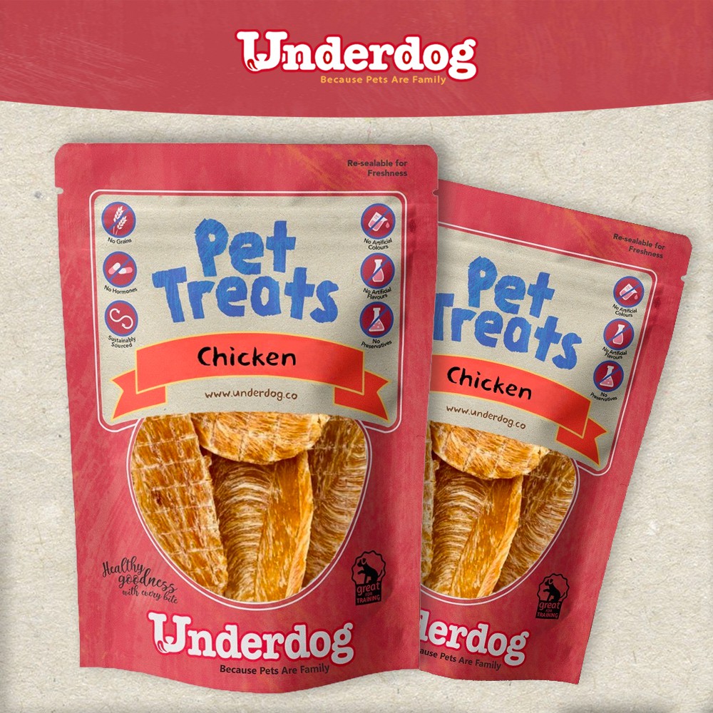 Underdog Air Dried & Freeze Dried Dog Treats 50g-80g (12 Flavours ...