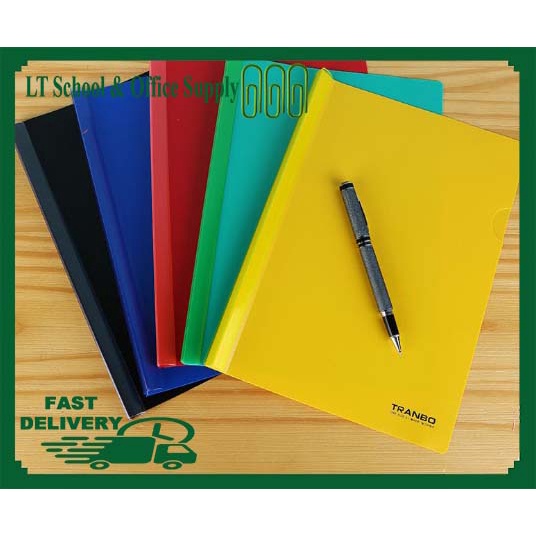 Tranbo Report Cover File Sliding Folder Set 1pc Size A4 (Random Color ...