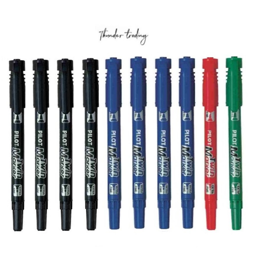 Pilot Twin Permanent Marker | Shopee Singapore