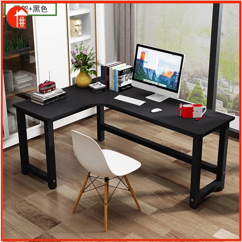 L-Shaped Study Table Computer Table Computer Desk Modern Aimple Home ...