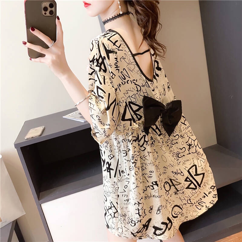 【Plus Size】(40-125kg) Korean Style Backless Unique Design Women ...