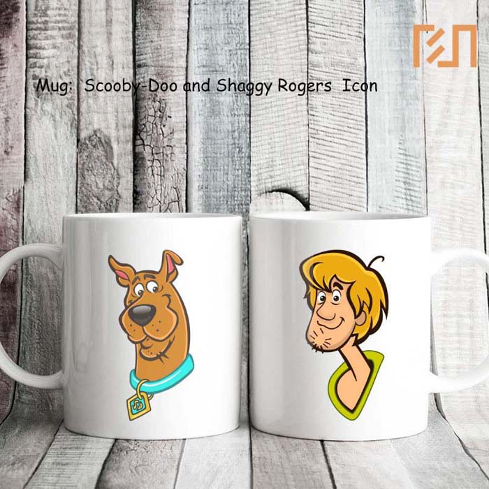 Mug Scooby-Doo and Shaggy Rogers icon | Shopee Singapore