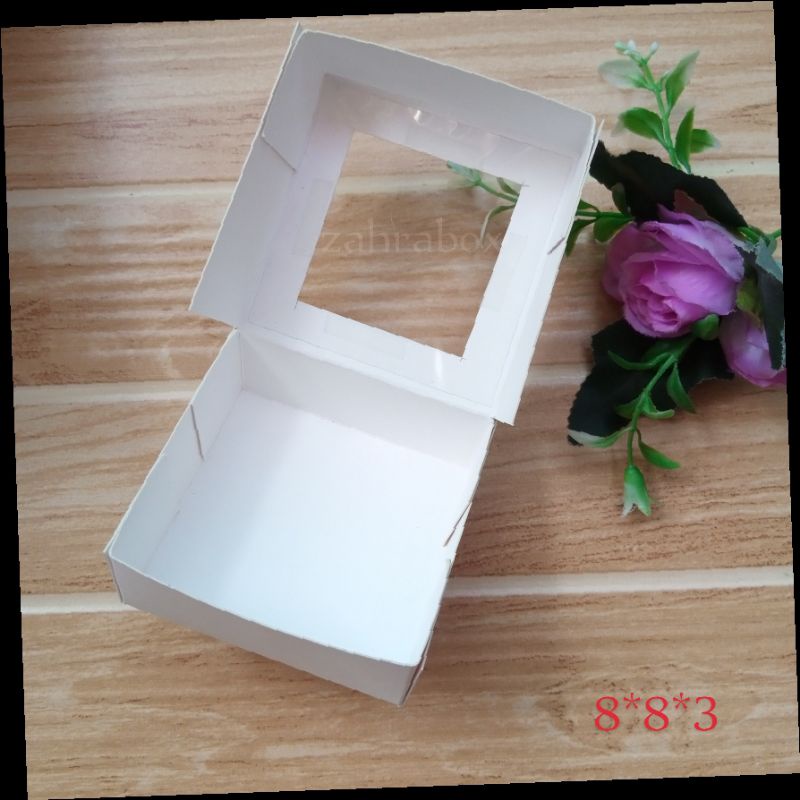 Paperbox 8x8x3/custom mica frame box (10pcs) | Shopee Singapore