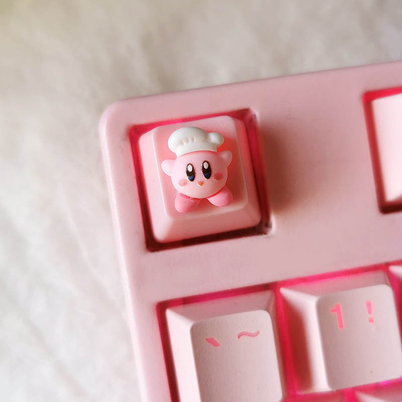 Kirby Star Game ABS Keycap Keyboard keys. Super cute little fairy cute ...