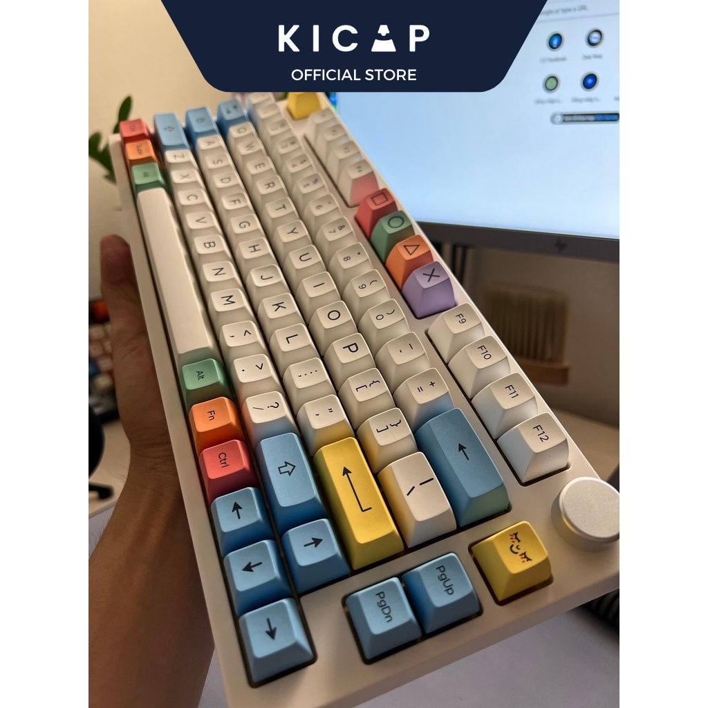 Keycap SA PBT Chalk Set | | Mechanical Keyboard Button - Kicap | Shopee ...