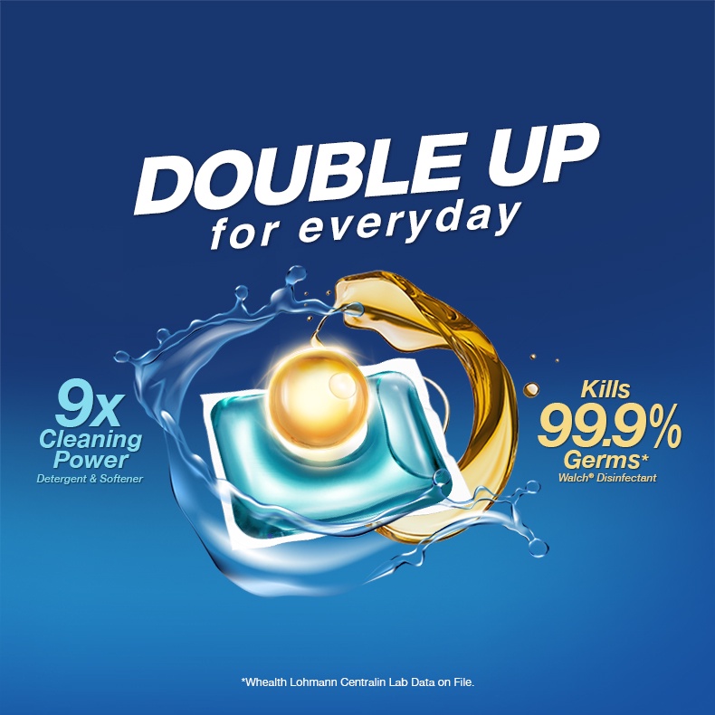 Walch® Anti-bacterial Laundry Capsules 60 Pods x 3 Free Sports Laundry ...