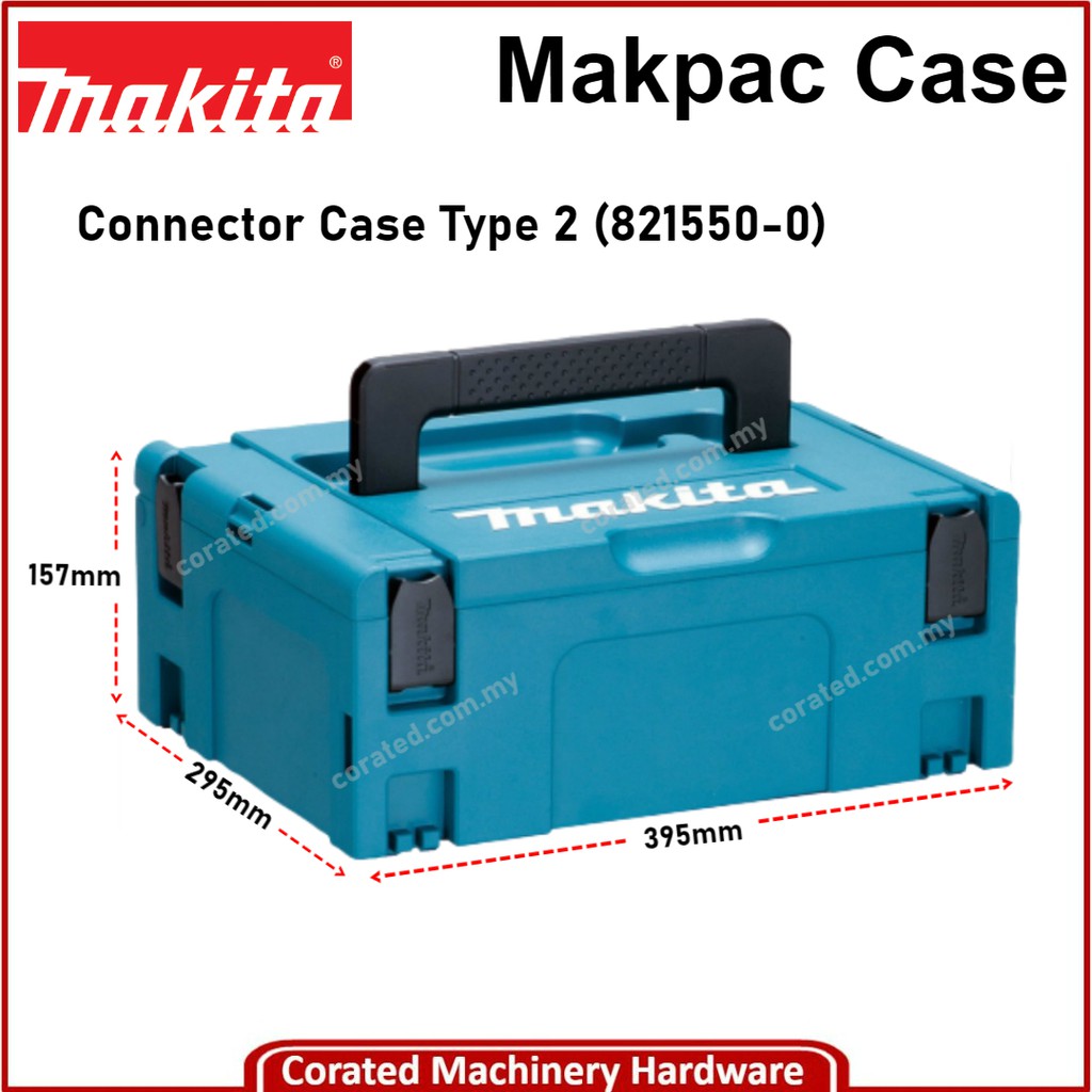 [CORATED] Makita Makpac Connector Carrying Case Box / Stackable Trolley ...
