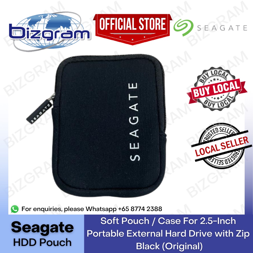 Seagate Soft Pouch/ Case For 2.5-Inch Portable External Hard Drive with ...