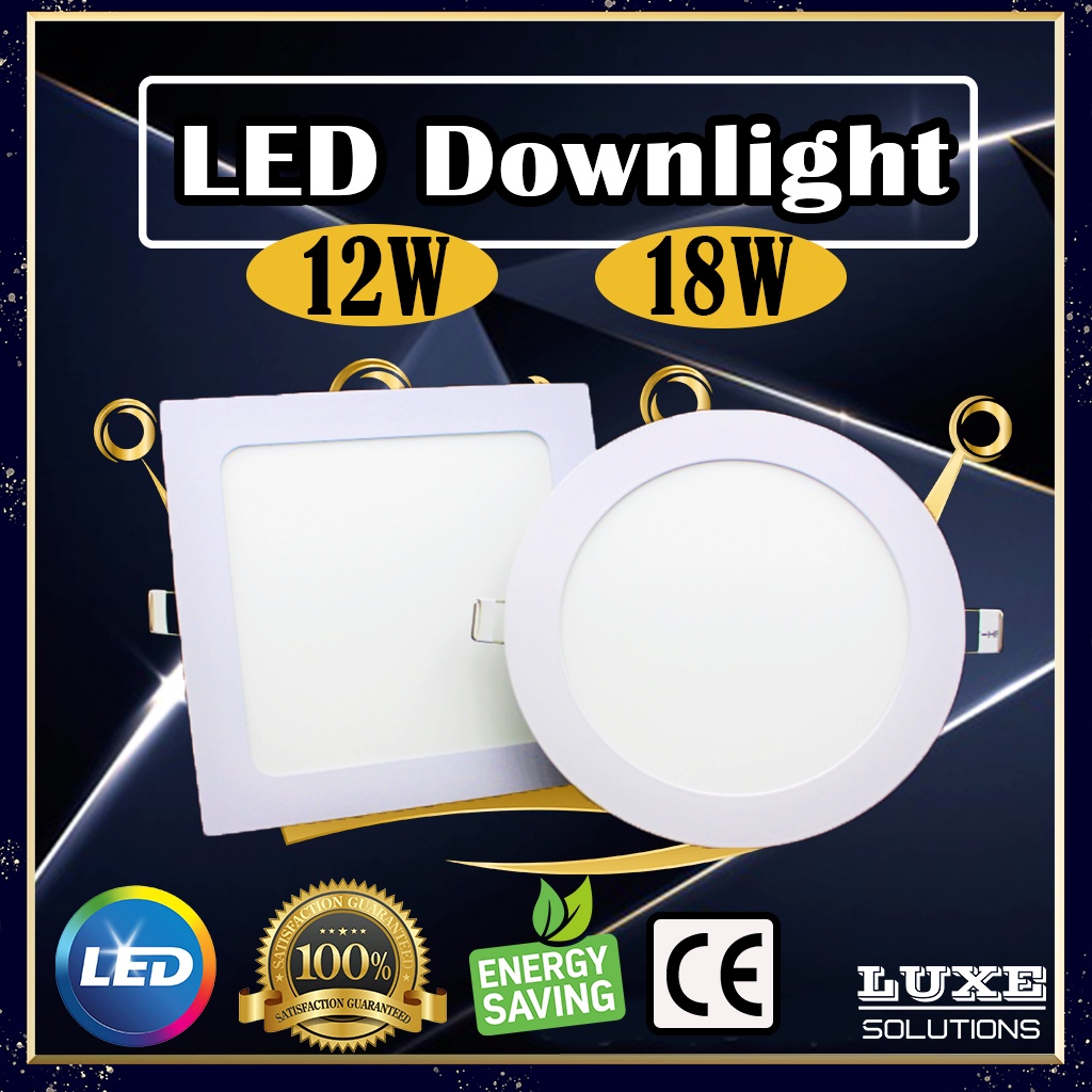 ULTRA THIN 6-INCH 18W/20W 4-INCH 12W LED Recessed Downlight ROUND ...