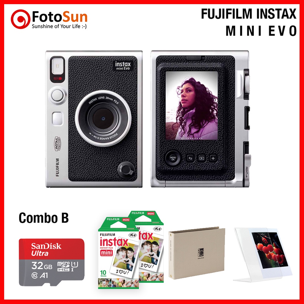 Fujifilm Instax Mini EVO Hybird instax camera + printer 2in1 with ...