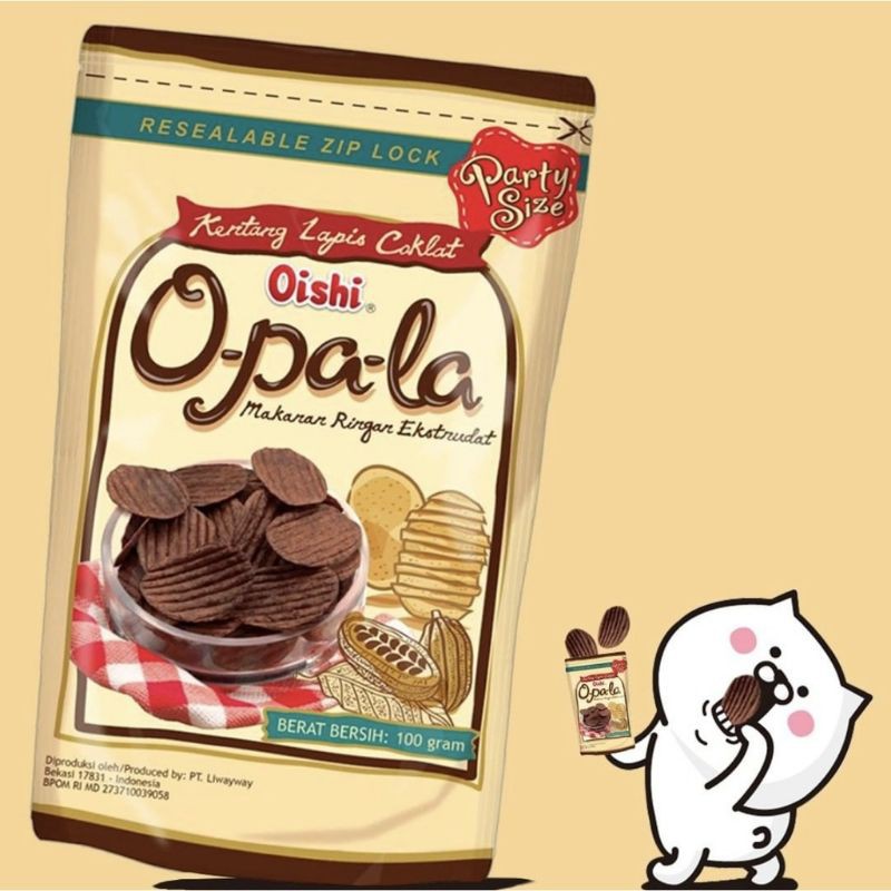 OISHI OPALA CHOCOLATE CHIP 100G | Shopee Singapore