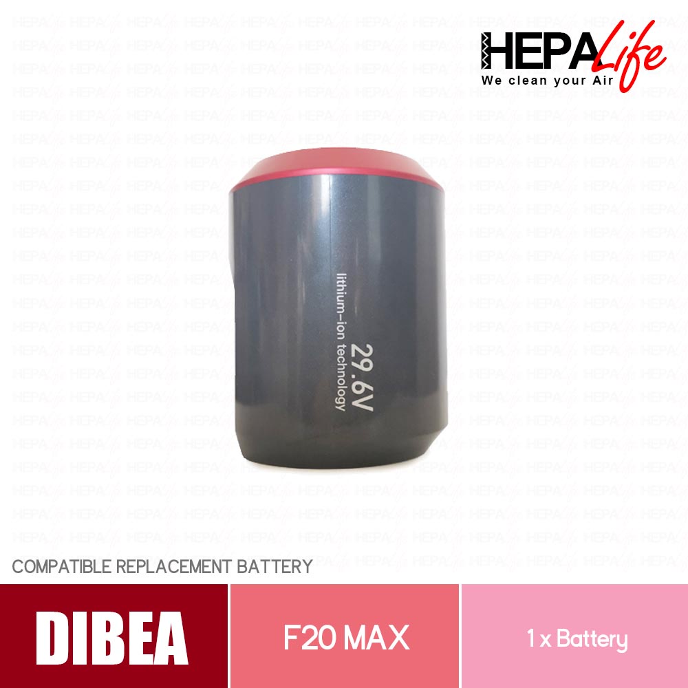 Dibea F20 Max Compatible Battery - Hepalife | Shopee Singapore
