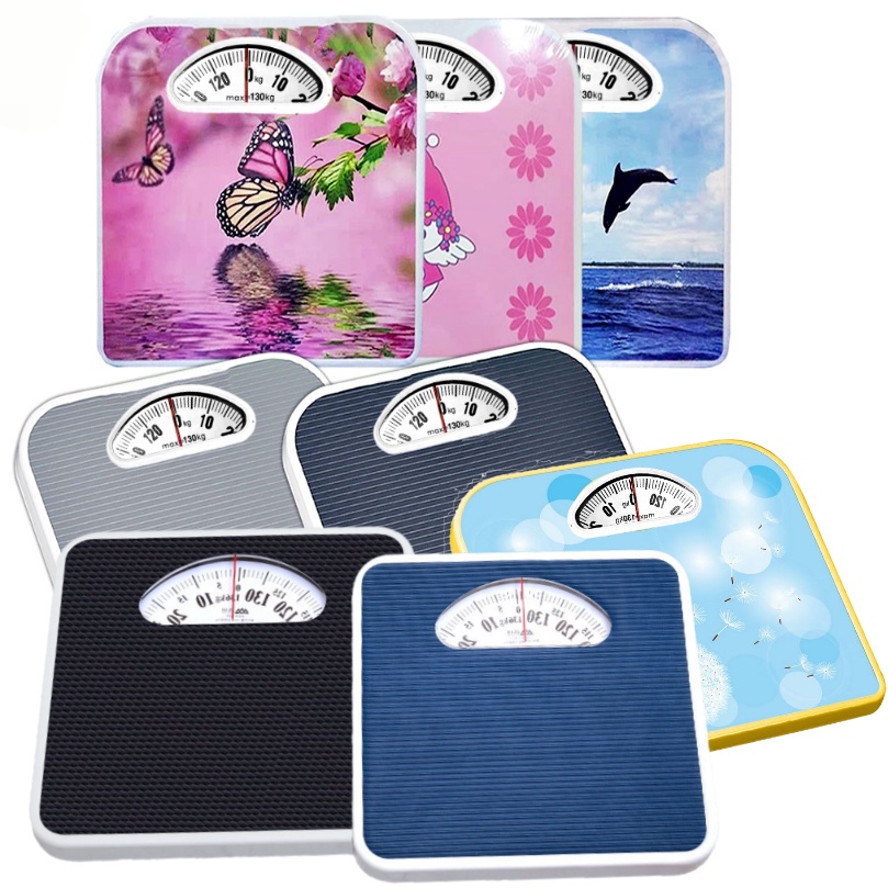 130KG Mechanical Analog Bathroom Weighing Scale Personal Body Health ...