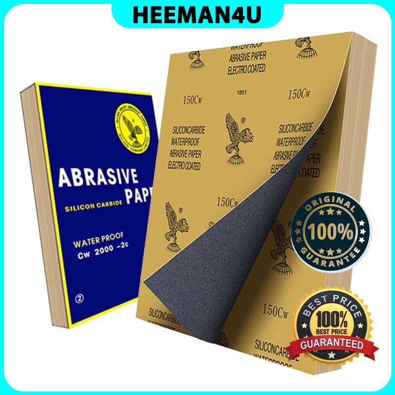 Heeman4u Eagle Brand Wet Dry Sand Paper Waterproof Abrasive Sandpaper ...
