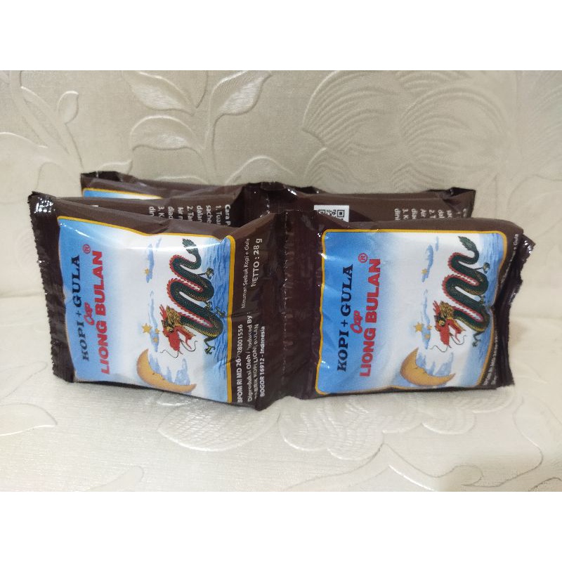 Coffee CAP LIONG BULAN Coffee+Sugar Typical BOGOR Contents 10/coffee ...