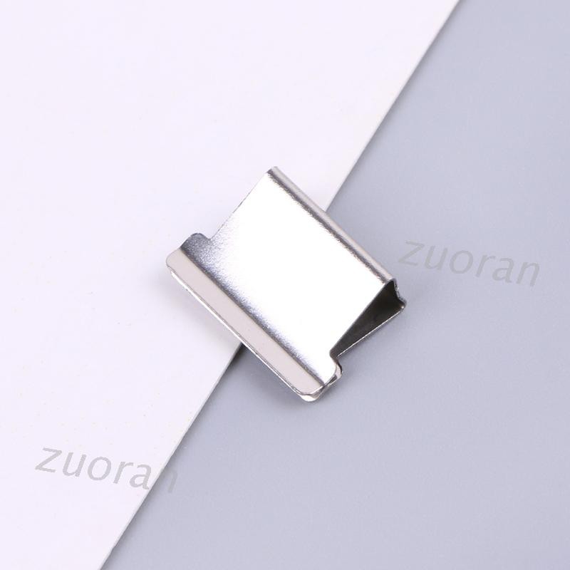 50pcs Metal Paper Clipper Refill Document Clip Photo Tickets Notes ...