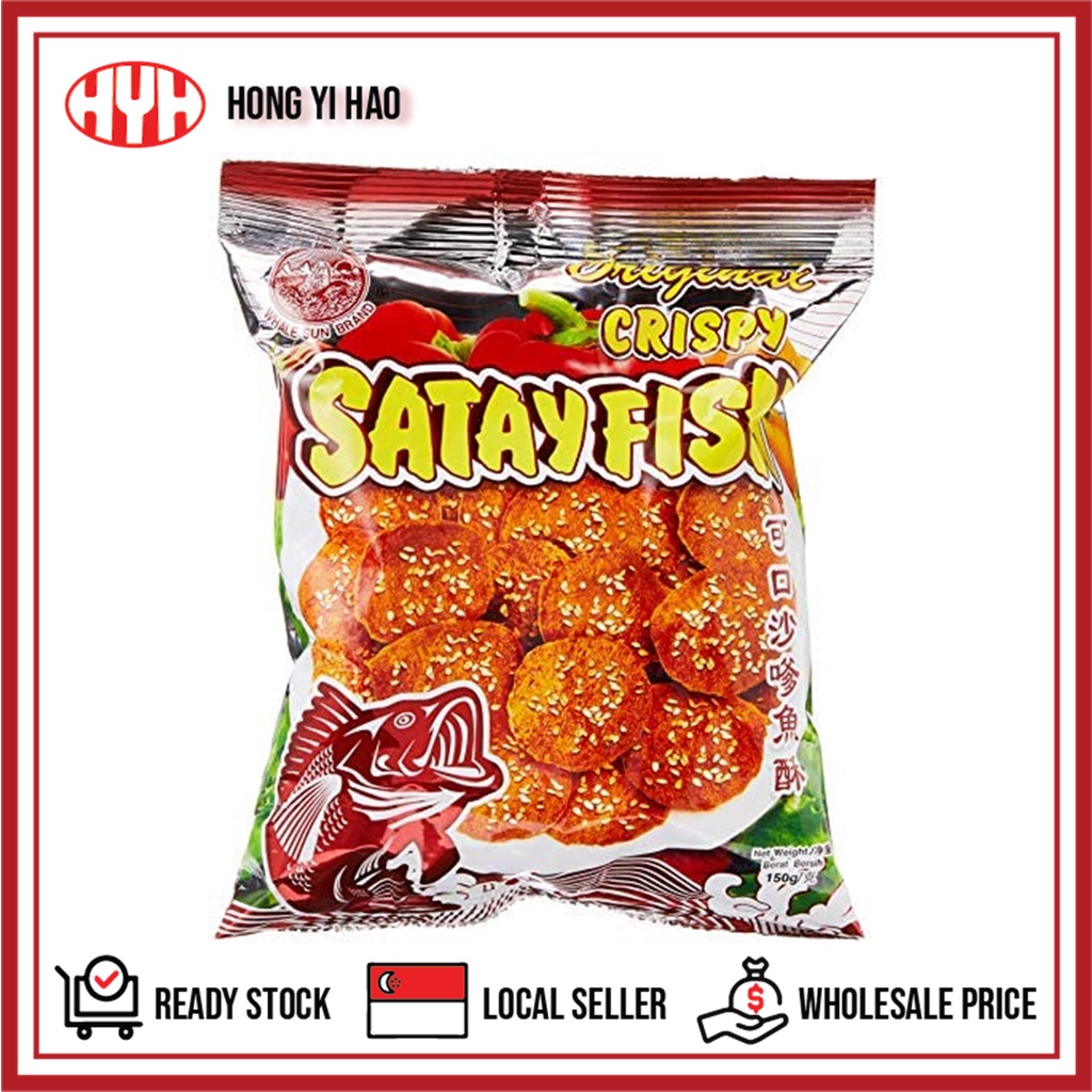 Whalesun Crispy Fish Satay (6x150g) | Shopee Singapore