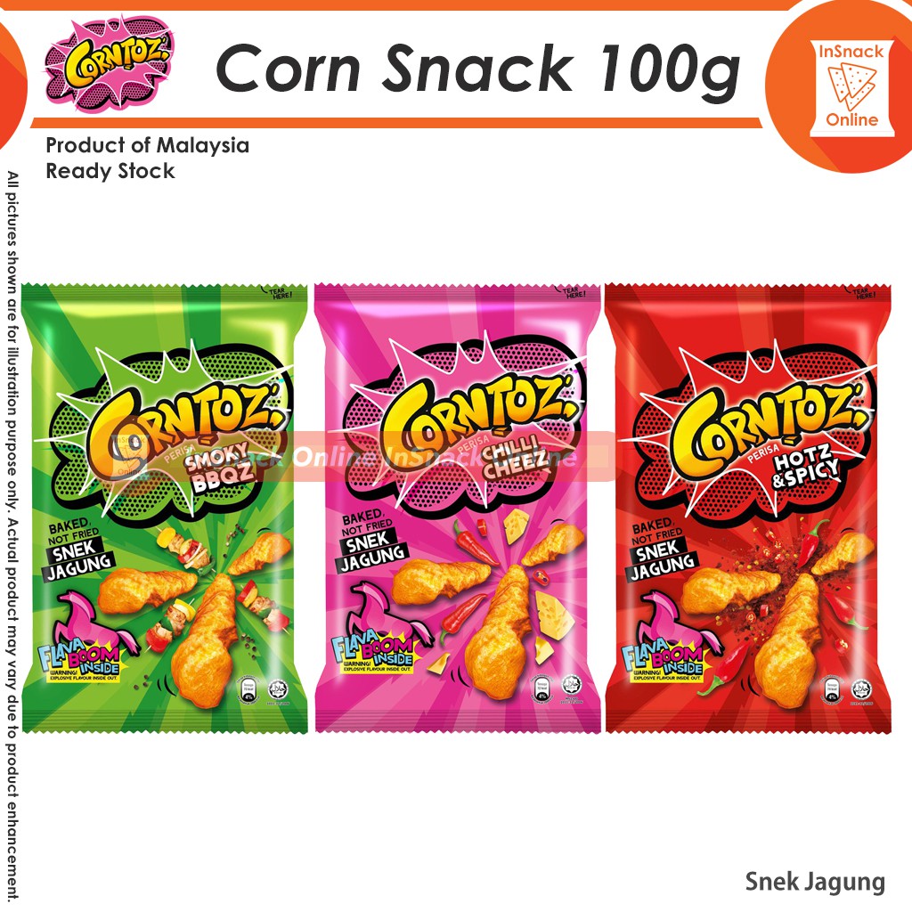 Corntoz Corn Snack 100g | Shopee Singapore