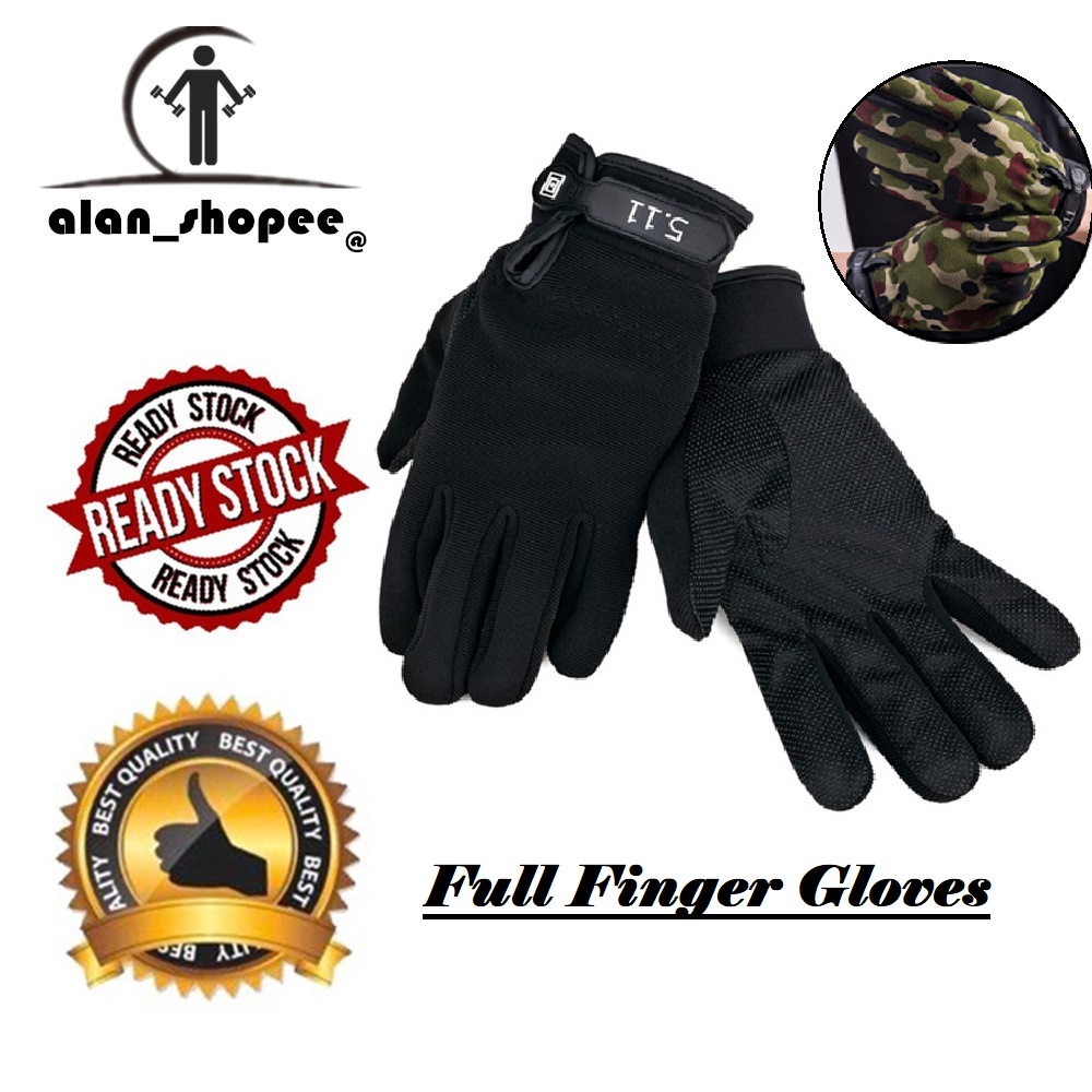 511 Full Finger Gloves Motorcycle Tactical Gloves Fitness Gloves Anti ...