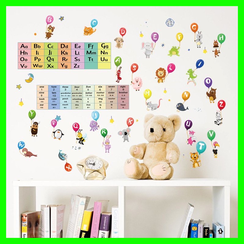 English Wall Decal Stickers For Kids New Models | Shopee Singapore
