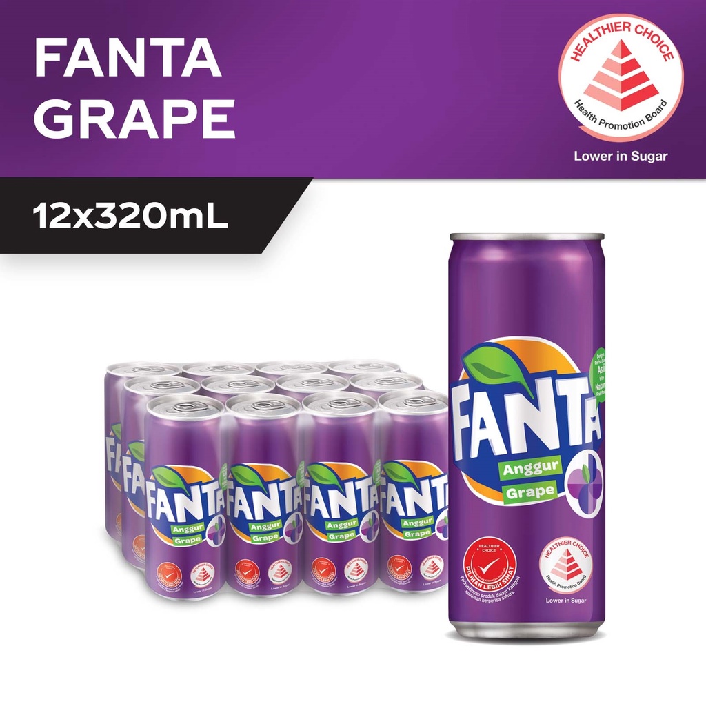 [1 Carton] Fanta Grape (12x320ml) | Shopee Singapore