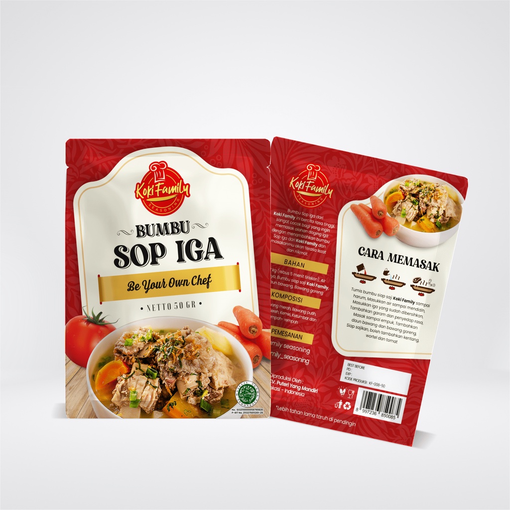 Koki Family Soup Rib - Special Spice Seasoning For Rib Soup Seasoning 50gr | Shopee Singapore