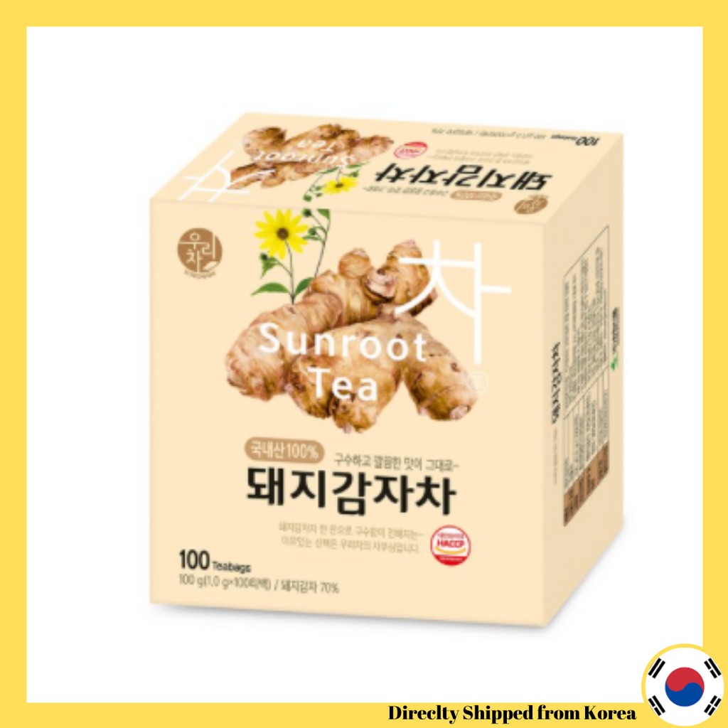 [SONGWON] Sunroot Tea Jerusalem artichoke (Helianthus tuberosus) Korean ...
