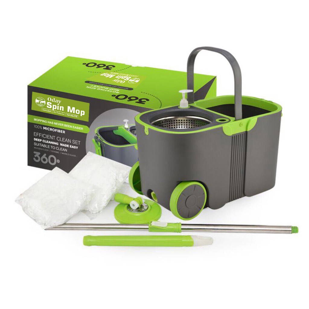 Spin Mop Oday 06 360 Degree Mop Set | Shopee Singapore