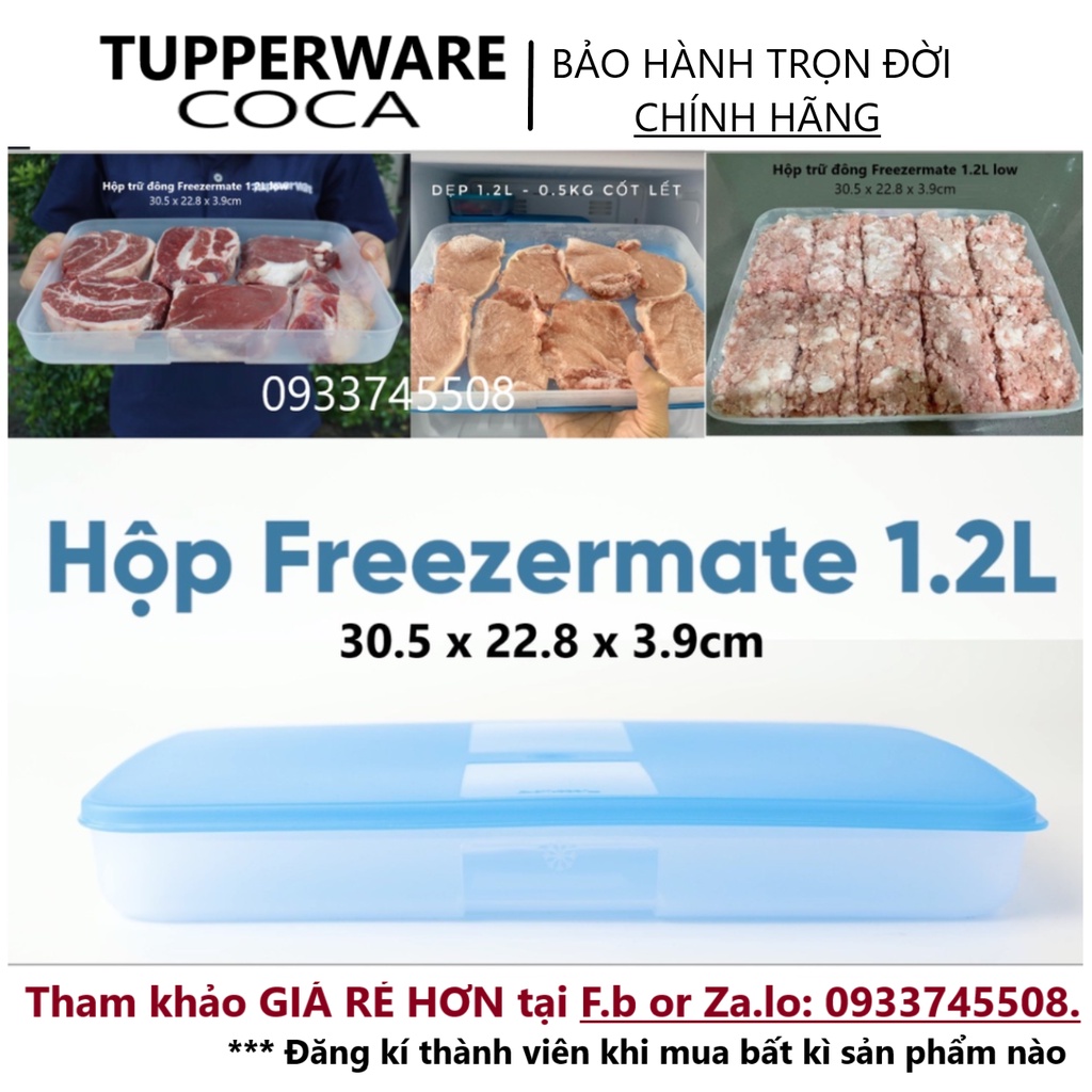 Tupperware MALL - Freezermate 1.2L Low Tup Freezer Box (1 box) Shopee ...