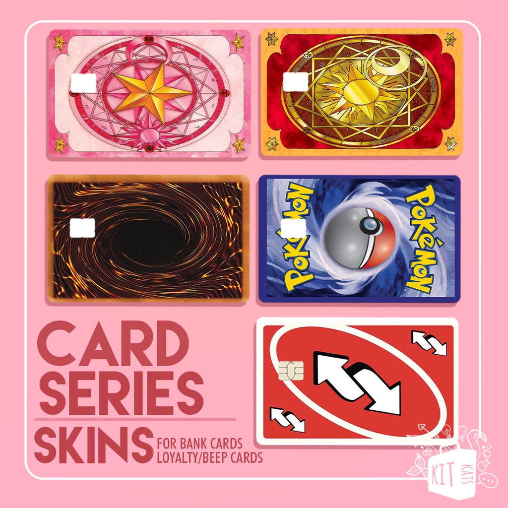 Card themed card skins (sakura card , clow card, uno card, magic card ...