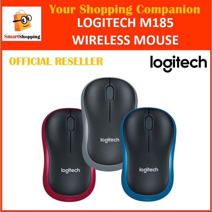 (Original) Logitech M185 Mouse 2.4G Wireless Mouse Laptop Computer ...