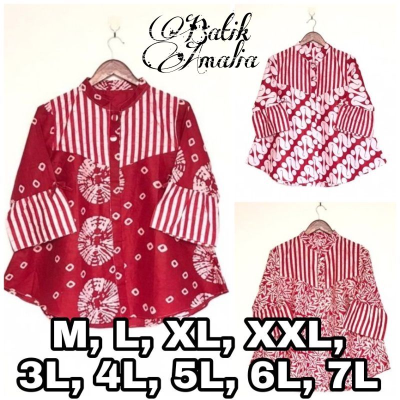 Batik JUMBO BIG SIZE JUMBO XXL XXXL 3L 4L 5L BATIK JUMBO COUPLE "M,L,XL ...