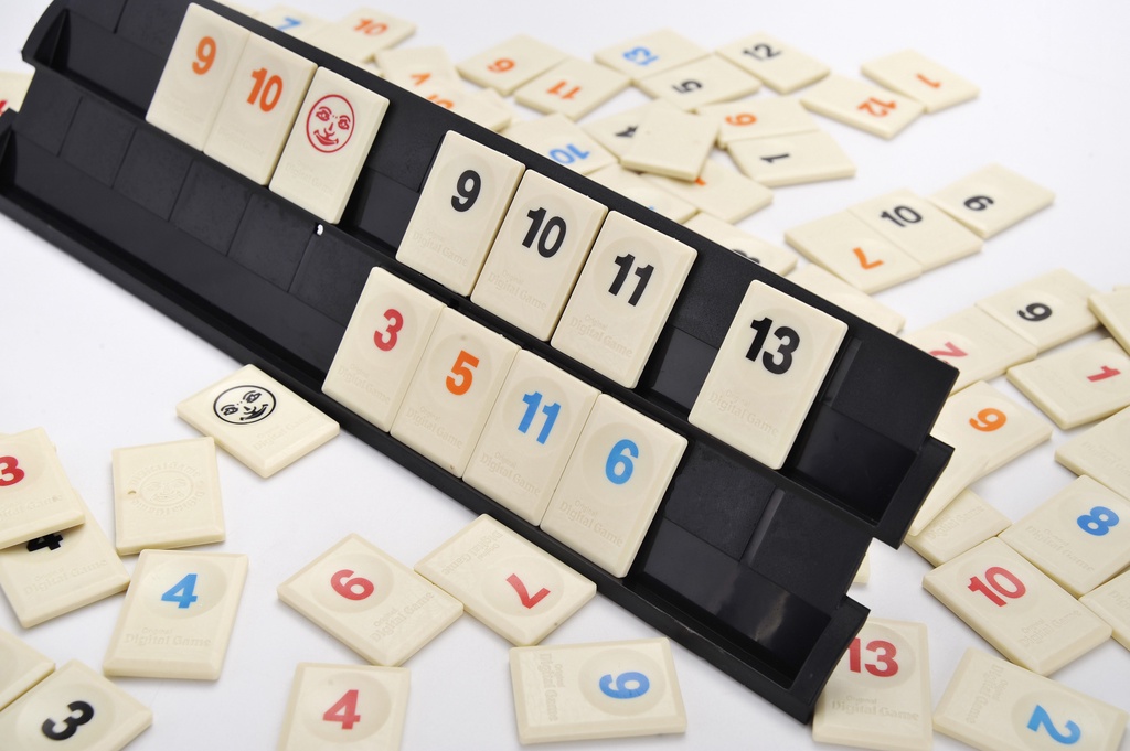 PlayFun Rummy Tile Board Game, Deluxe and Classic, 2 to 6 Players ...