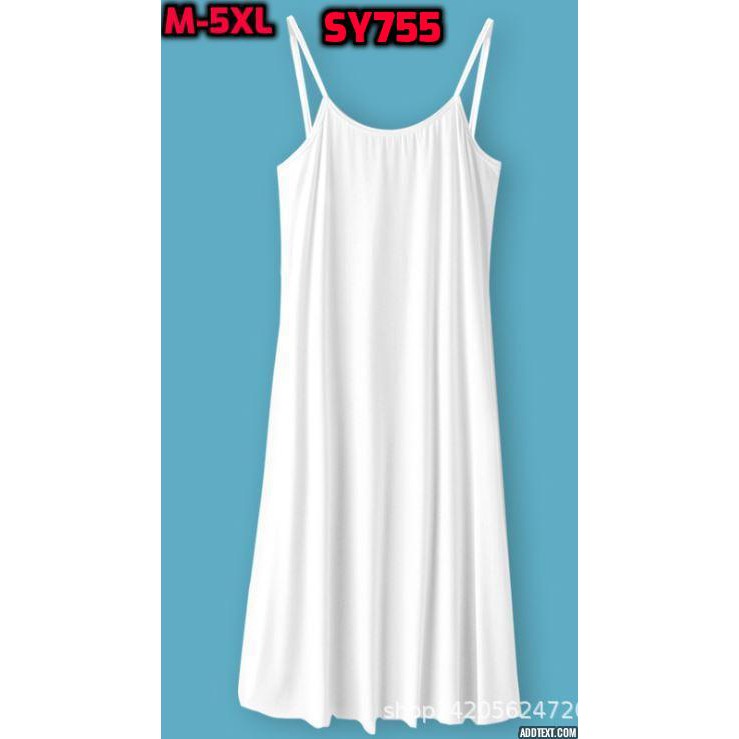 SY755 758 -M to 5XL Sedia Stok Baju Wanita M'SIA Women Inner Dress Plus ...