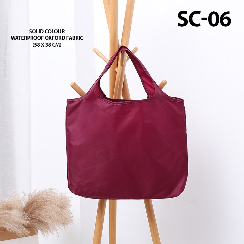 Foldable Shopping / Tote / Eco / Recycle Bag (Reusable) | Shopee Singapore