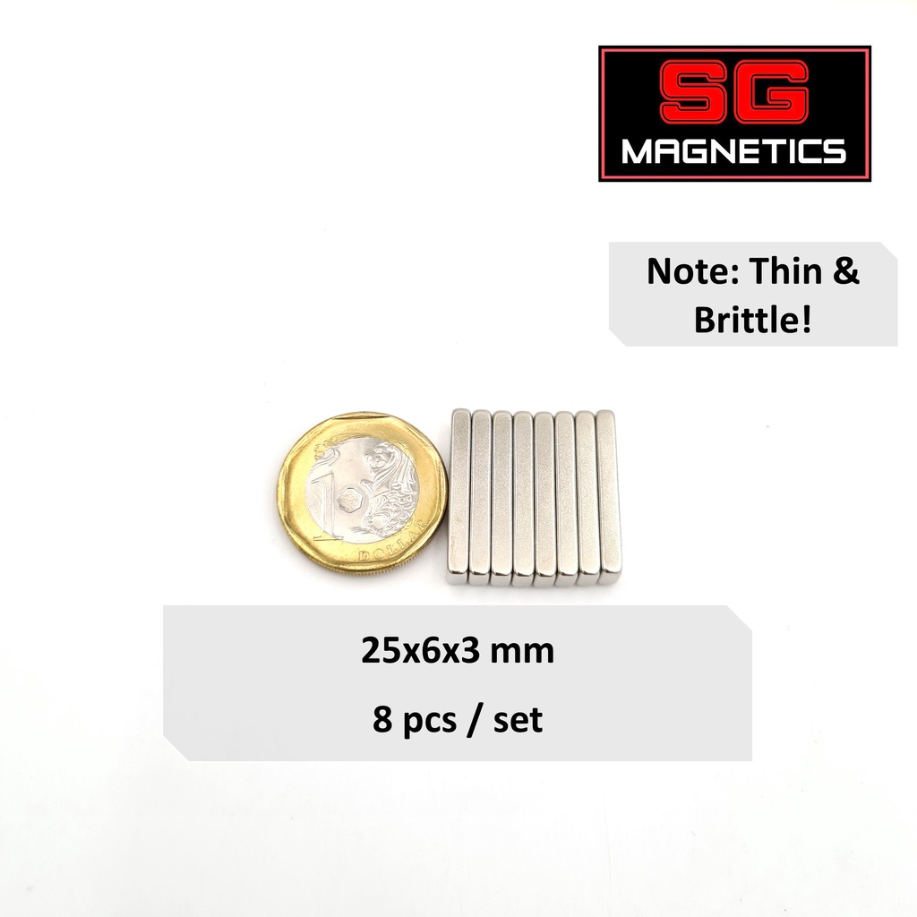 SG Rectangular Magnet Block Neodymium Magnet Various Sizes Cuboid ...