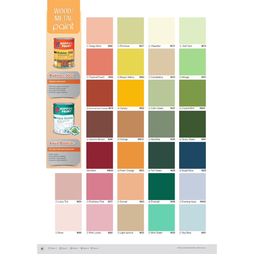 (NO RETURN/ NO EXCHANGE )Nippon Paint Bodelac 9000 1L | Shopee Singapore