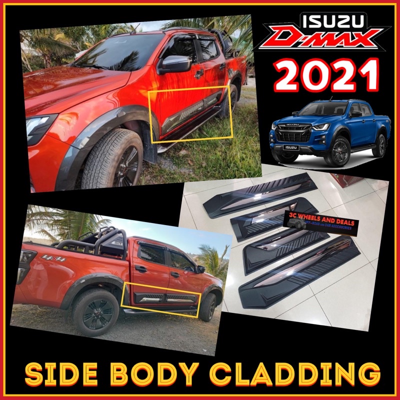ISUZU DMAX 2021 SIDE BODY CLADDING (dmax accessories) | Shopee Singapore