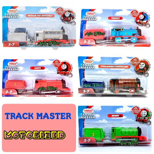 Thomas and Friends TRACK MASTER MOTORIZED merlin the invisible james ...