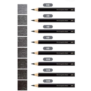 Faber-Castell Pitt Graphite Matt Pencil Graphic Pencil Sketch Drawing ...