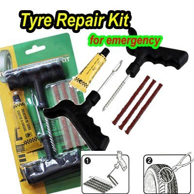 Flat Tire Repair Kit for emergency tire repair | Shopee Singapore
