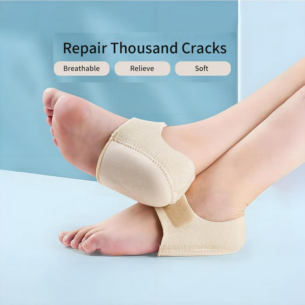 Silicone Heel Pads Pain Relief Achilles Tendonitis Plantar Fasciitis ...