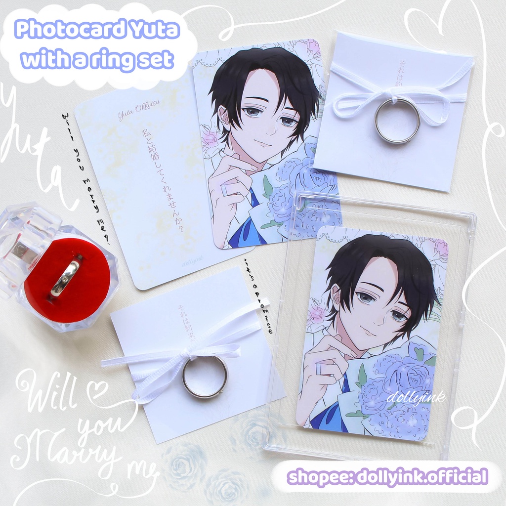Photocard Yuta with ring set by dollyink.official/Photocard Jujutsu ...