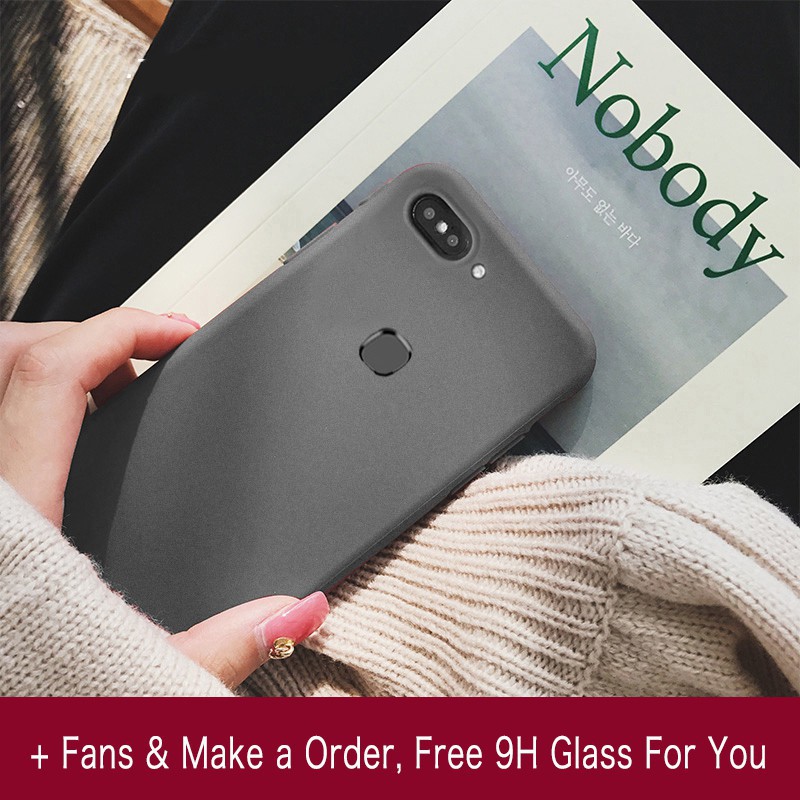 OPPO R9 R9s R11 R11s R15 R17 Pro Phone Case Matte Soft Silicon Plain ...