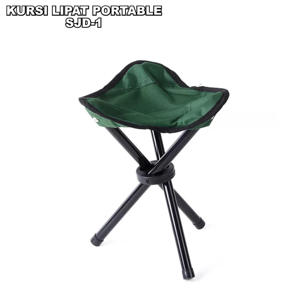Triangular Folding chair 3 legs foldable chair fishing chair portable ...