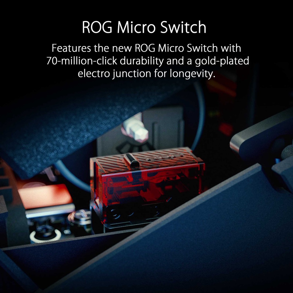 ASUS ROG KERIS lightweight FPS gaming mouse (ROG 16,000 dpi sensor, exclusive push-fit switch ...