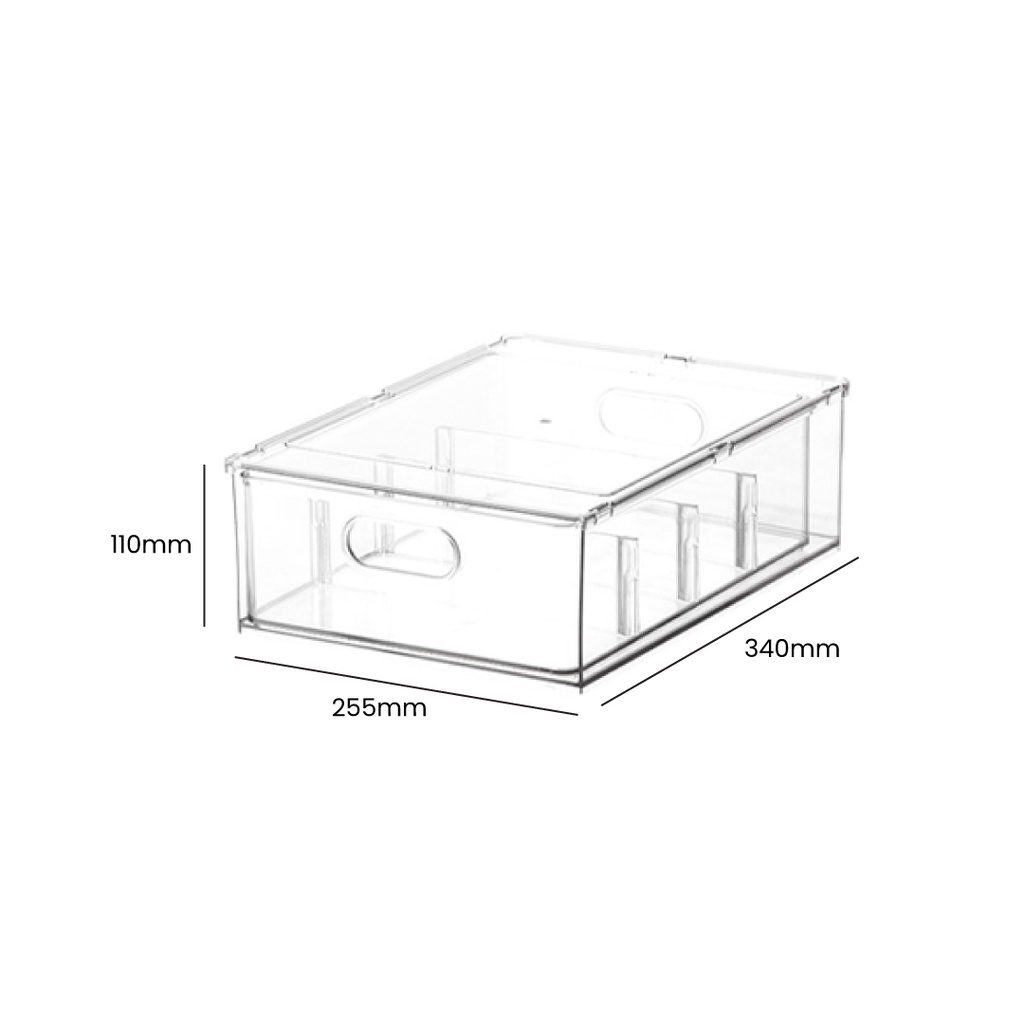 TSM Clear Acrylic Storage Drawer Sets | Stackable Drawer Box | Drawer ...