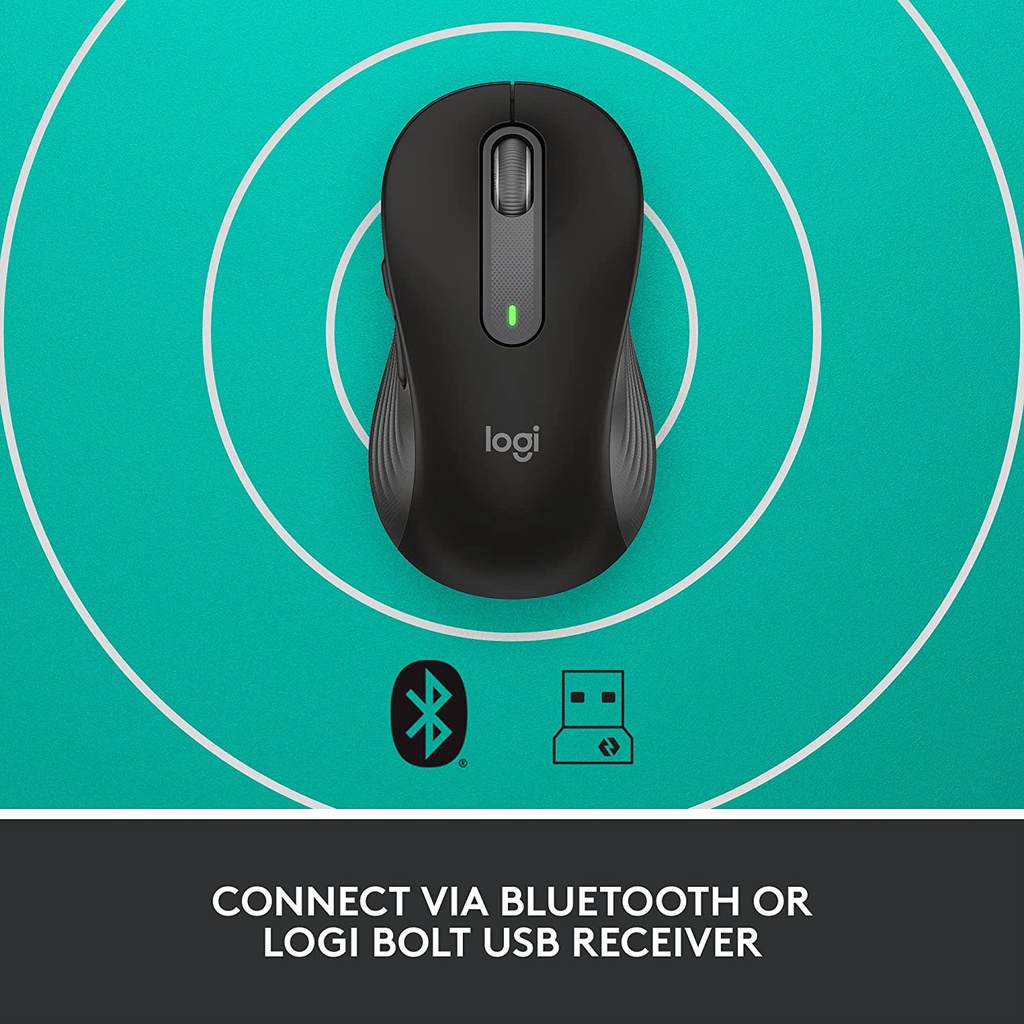 Logitech Signature M650 Wireless Mouse - Silent Clicks, Customisable ...